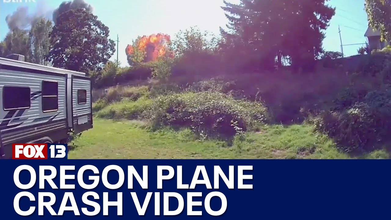 New video of deadly Oregon plane crash | FOX 13 Seattle - YouTube