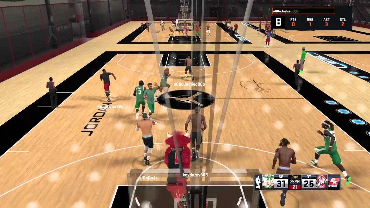 NBA 2K15 Jordan Rec 360 dunk - YouTube