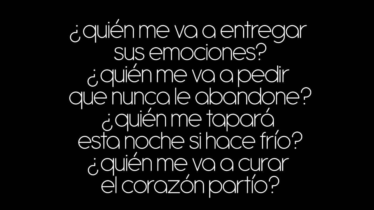 Corazón Partío - Alejandro Sanz (Lyric Video) - YouTube