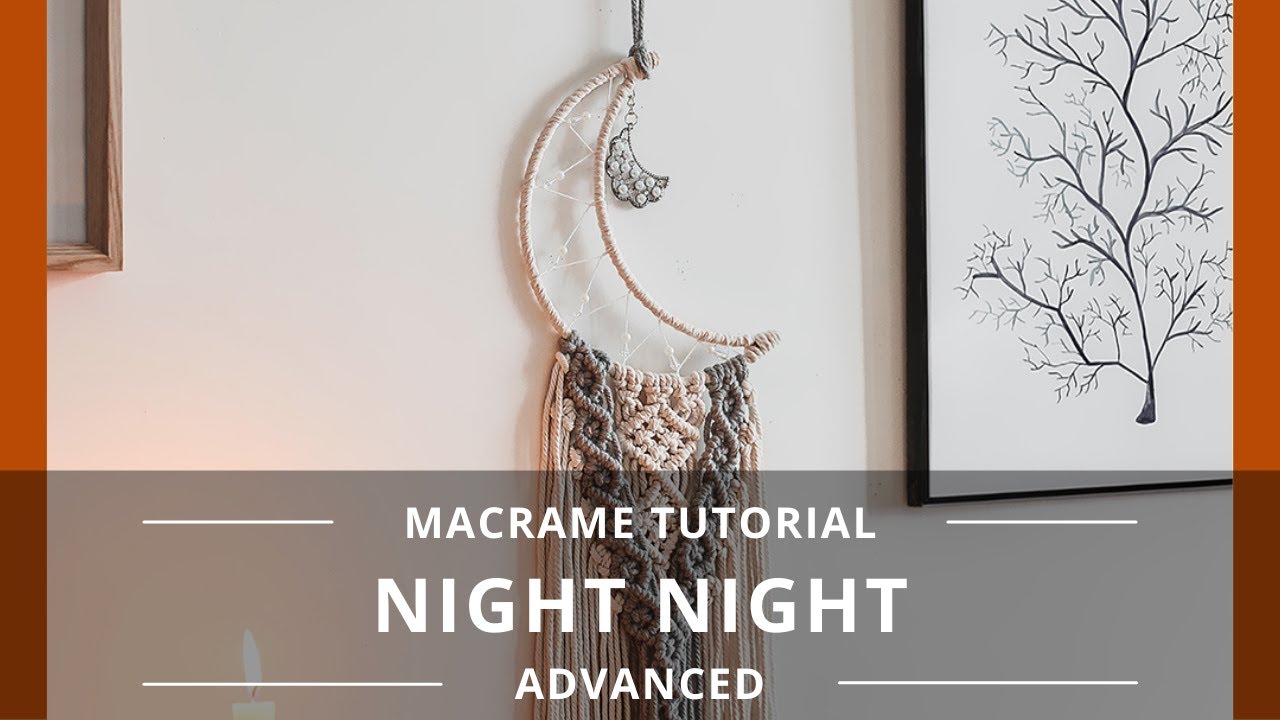 Learn How To Make a Moon Macrame Wall Hanging (DIY Kit Included 👇 ...