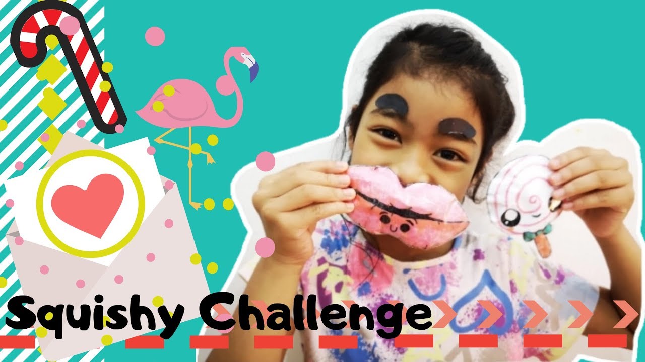 DIY SQUISHY, PAPER SQUISHY CHALLENGE - YouTube