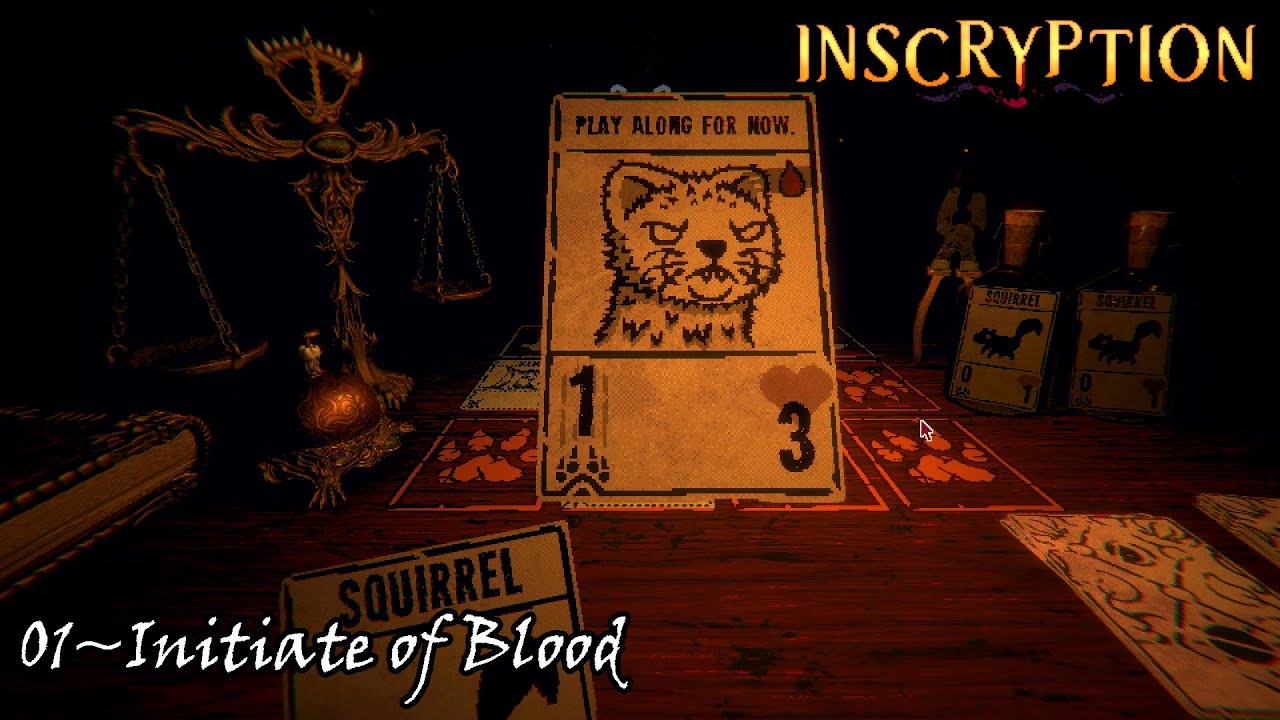 Let's Play Inscryption - 01. Initiate of Blood - YouTube