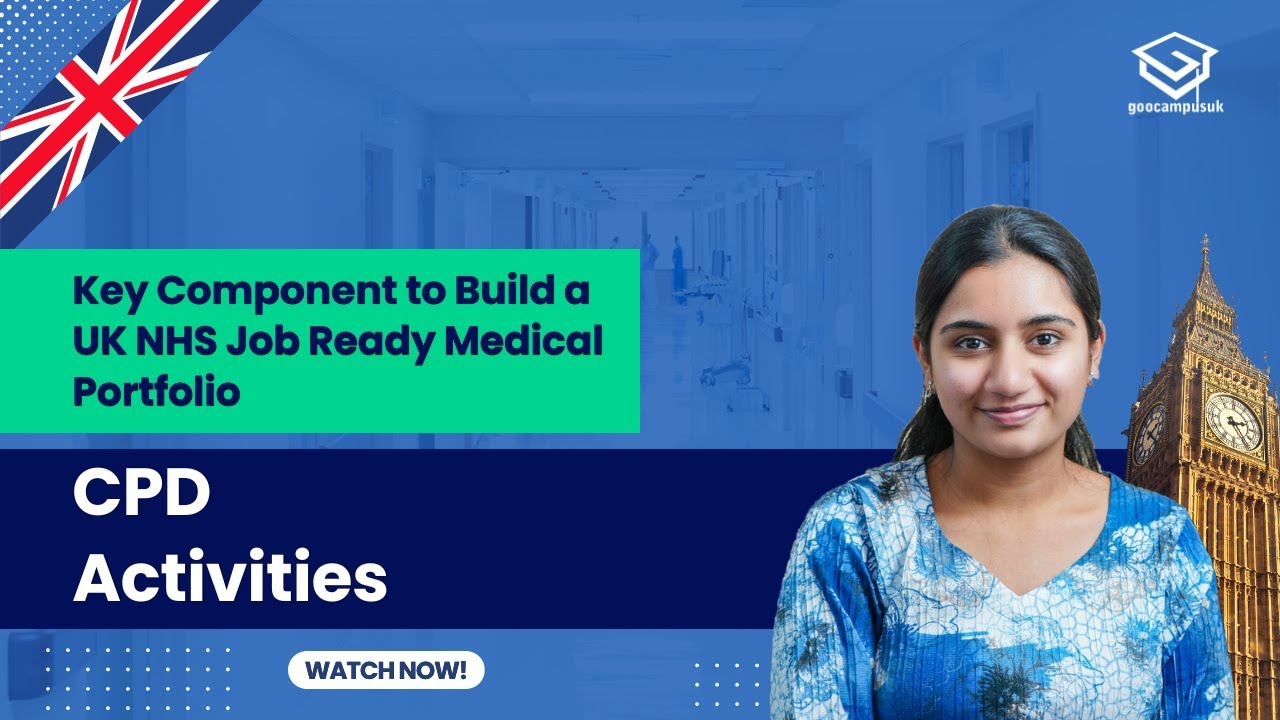 CPD Activities for UK NHS Job Applications | Boost Your Medical ...