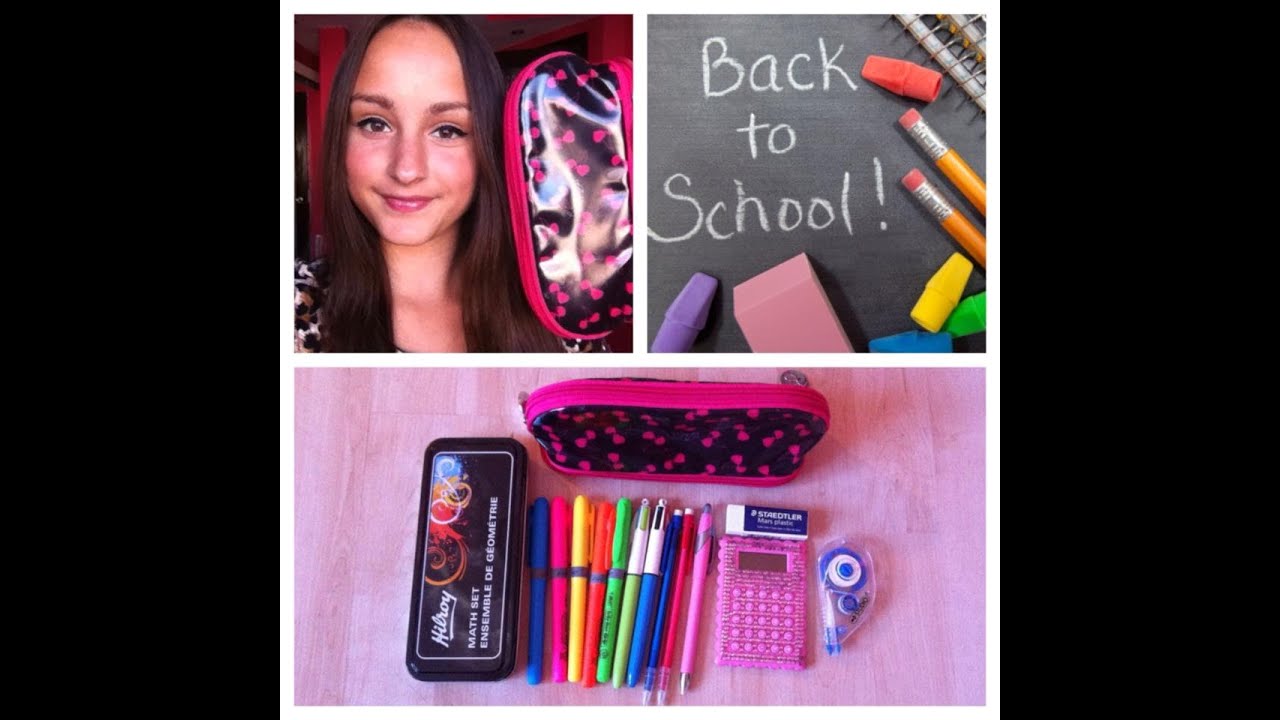 Back to school: What I keep in my pencil case. - YouTube