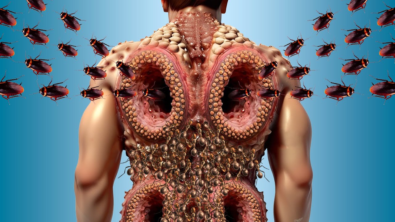 Deep Cleaning Animation - ASMR Removing Ticks, Maggots, Insects from ...