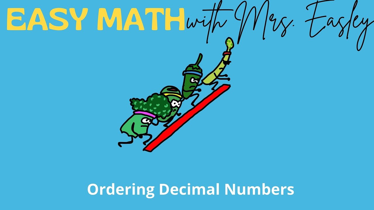 5th Grade ORDERING DECIMALS: Easy Math with Mrs. Easley - YouTube
