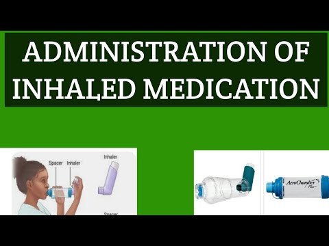 ADMINISTRATION OF INHALED MEDICATION # NMC OSCE SKILL STATION # - YouTube