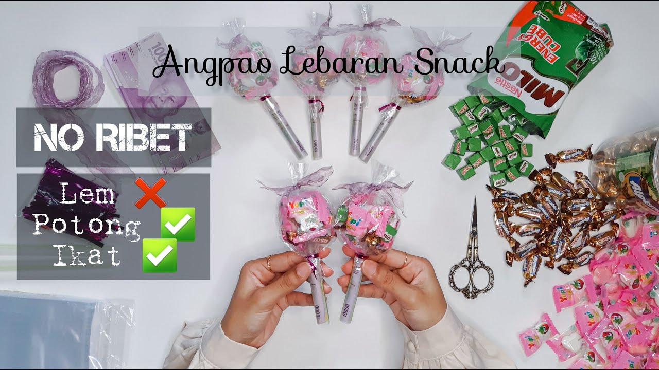 Angpao Lebaran Snack | VERSI NO RIBET - YouTube