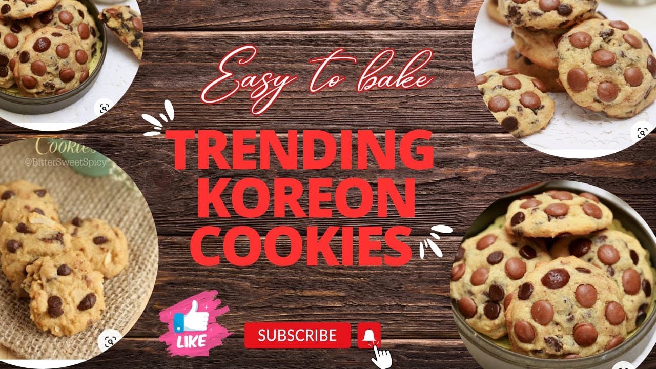 TRENDING KOREAN COOKIES 🍪💯 NO FAIL RECIPE.. First time on you tube ...