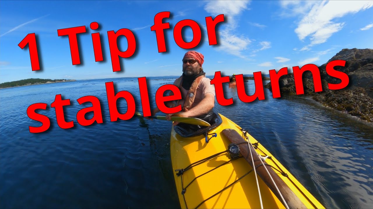 how to turn your sea kayak | make a tighter turn with ease - YouTube