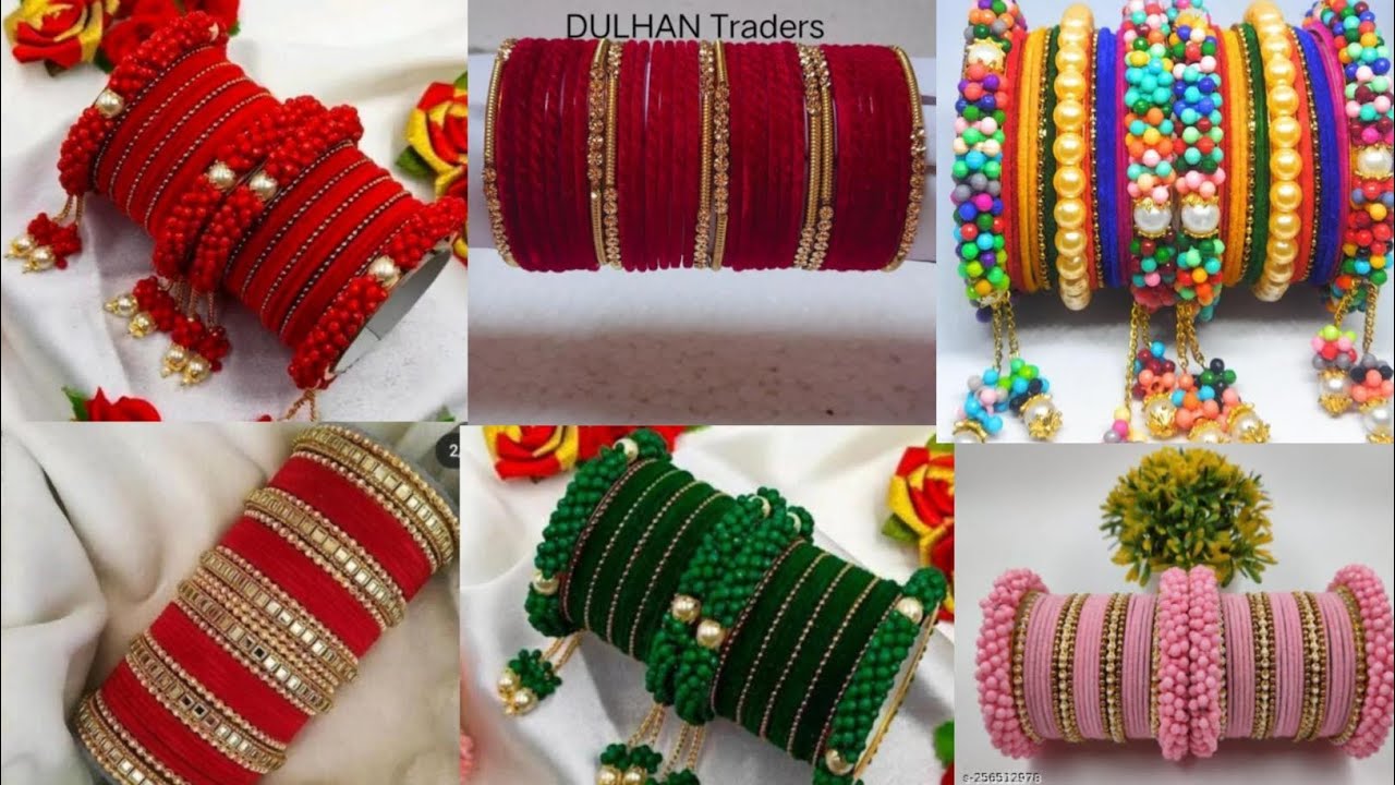 💥velvet bridal dulhan chudi designs 💥 2023 - YouTube