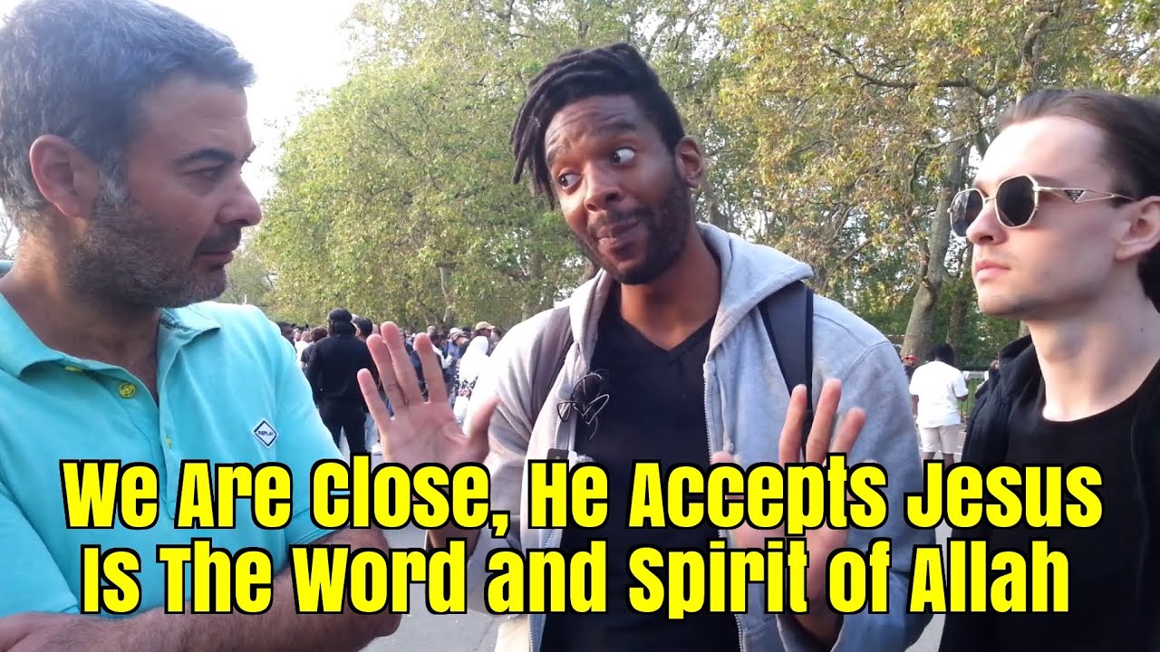 Speakers Corner - David & Invictus Talk to Faraz About The Divinity of Jesus In The Bible And ...