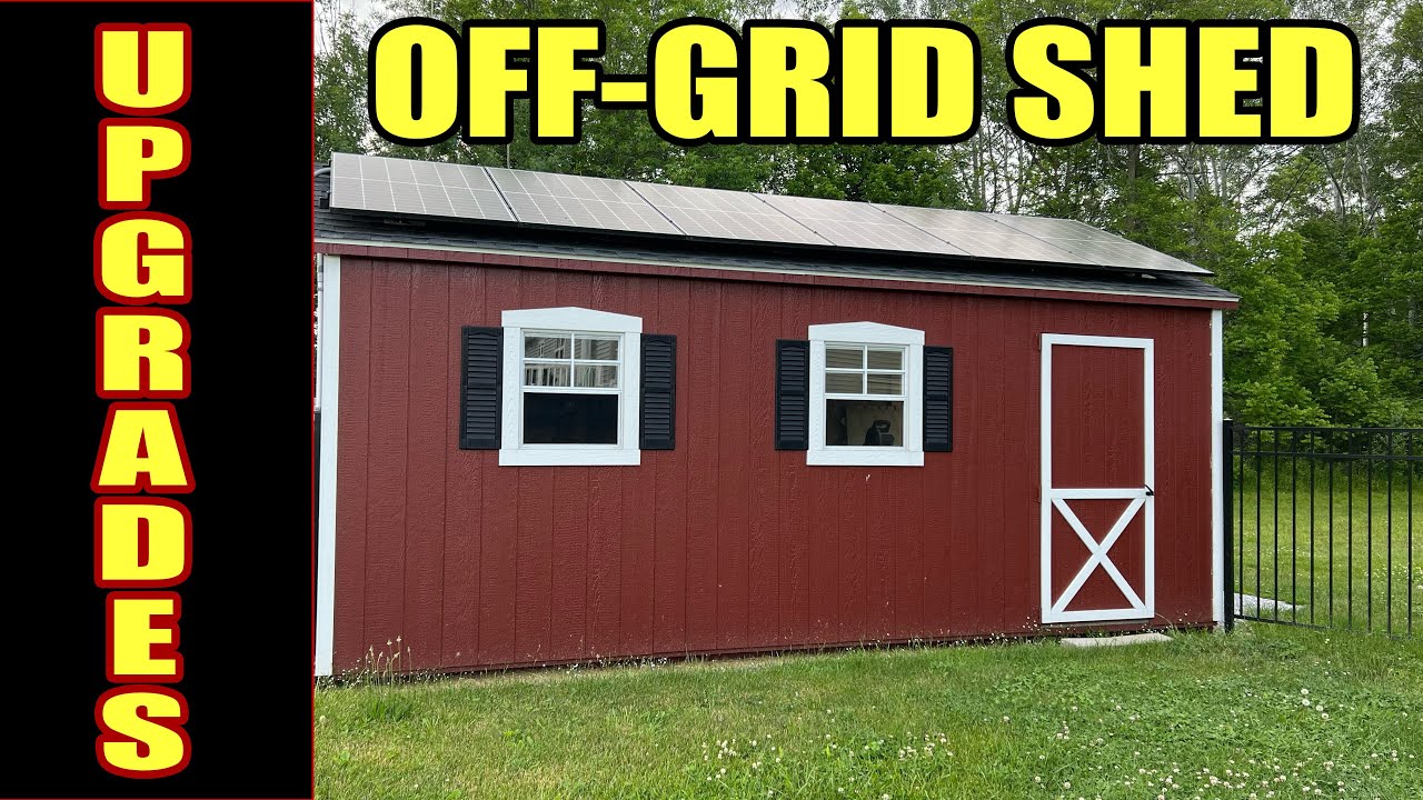 Off-Grid Shed Upgrade - Adding More LIFEPO4 Batteries, Smart Shunt, and Variable Speed Pool Pump ...