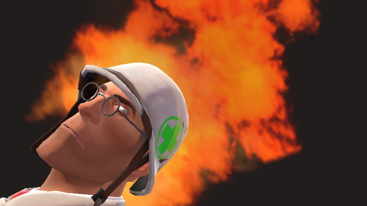 TF2 Unusual Surgeon's Stahlhelm: Burning Flames - YouTube