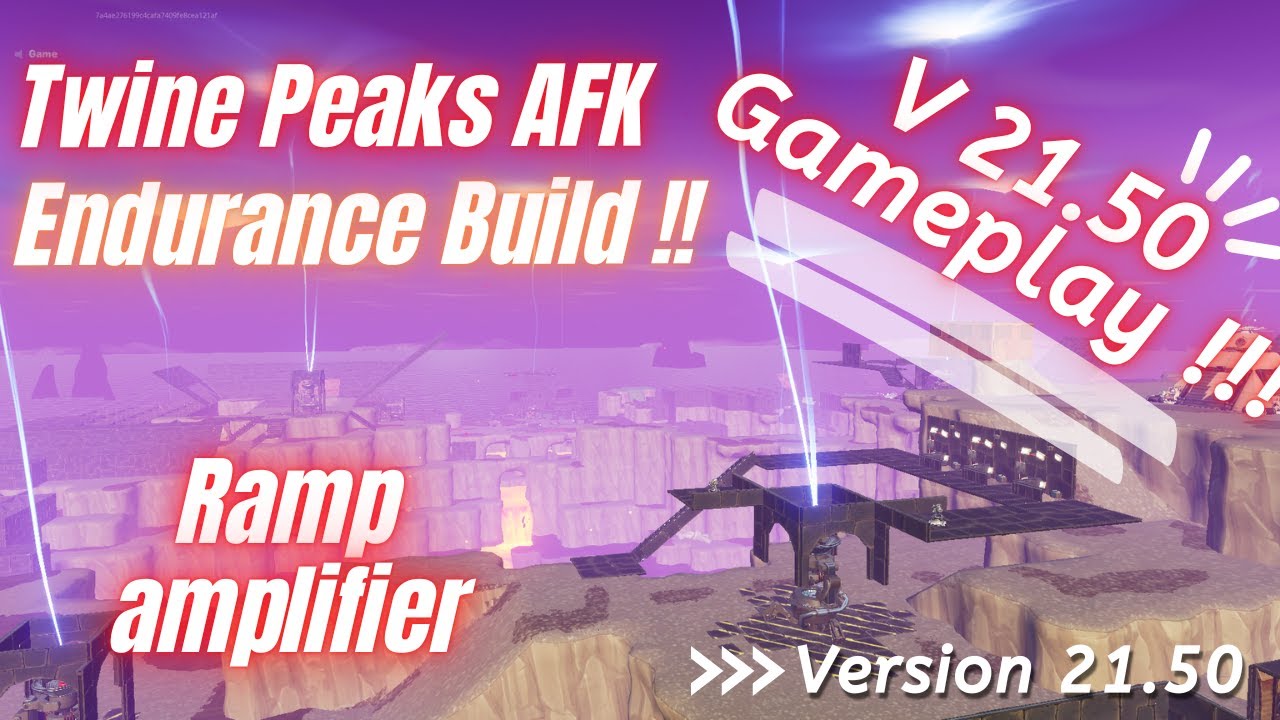 Fortnite STW Twine Peaks endurance AFK - Ramp/Wamp Amp V21.50 Gameplay🔥 ...