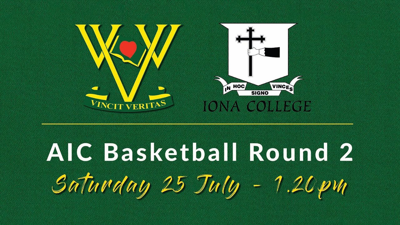 AIC Basketball Round 2 - Villanova College v Iona College - YouTube