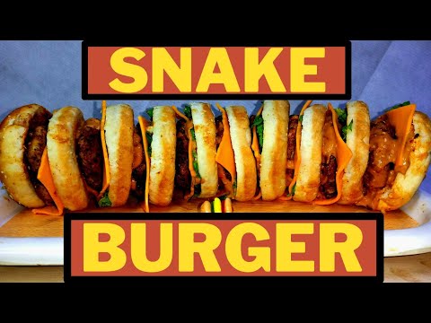 SNAKE BURGER🍔 RECIPE BY CREATIVE FOODpk - YouTube