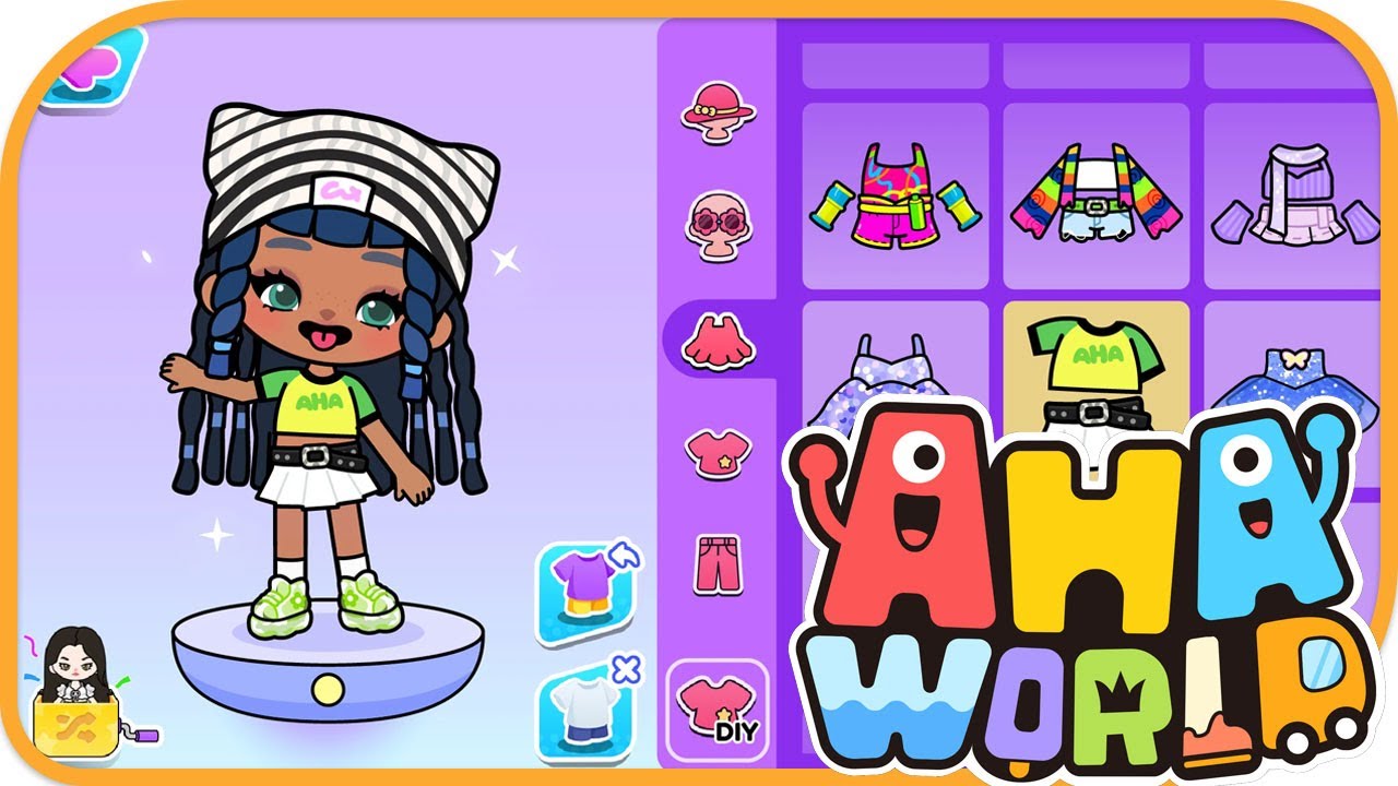 Playing Aha World: Doll World Games for the First Time! 🌎 1| Aha World ...