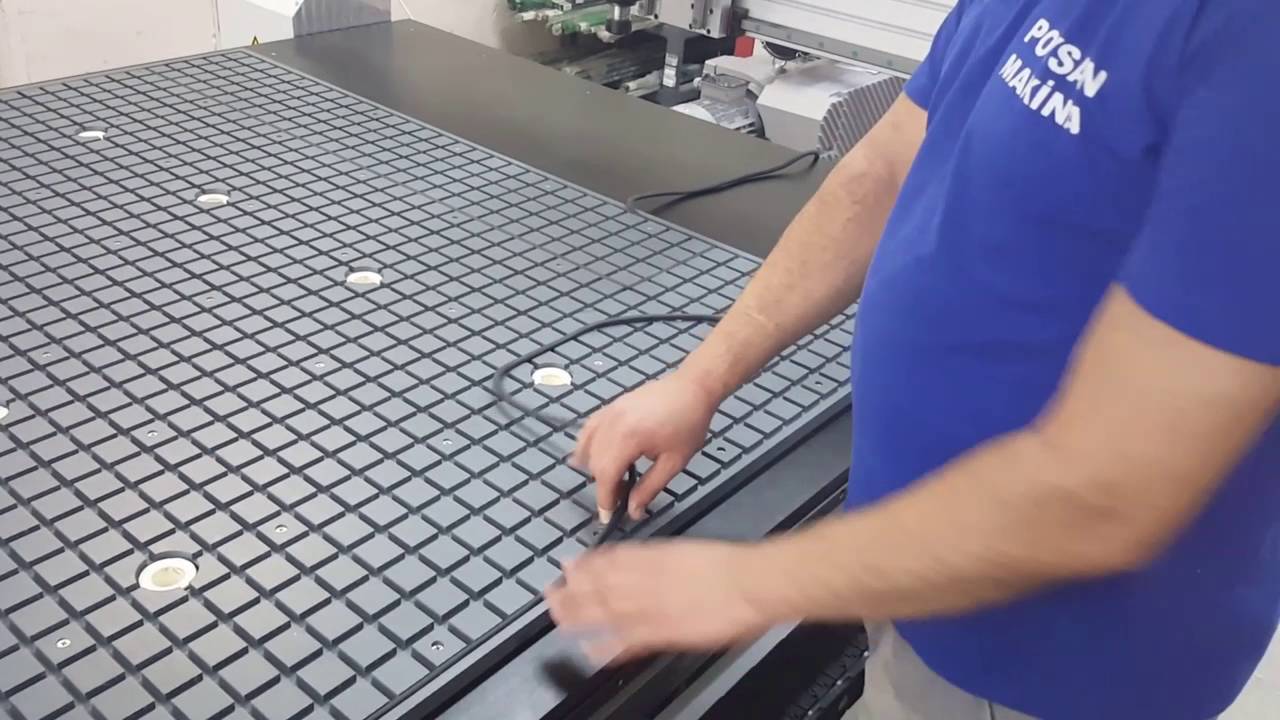 Poysan Makina Cnc Router Vakum Tabla - YouTube