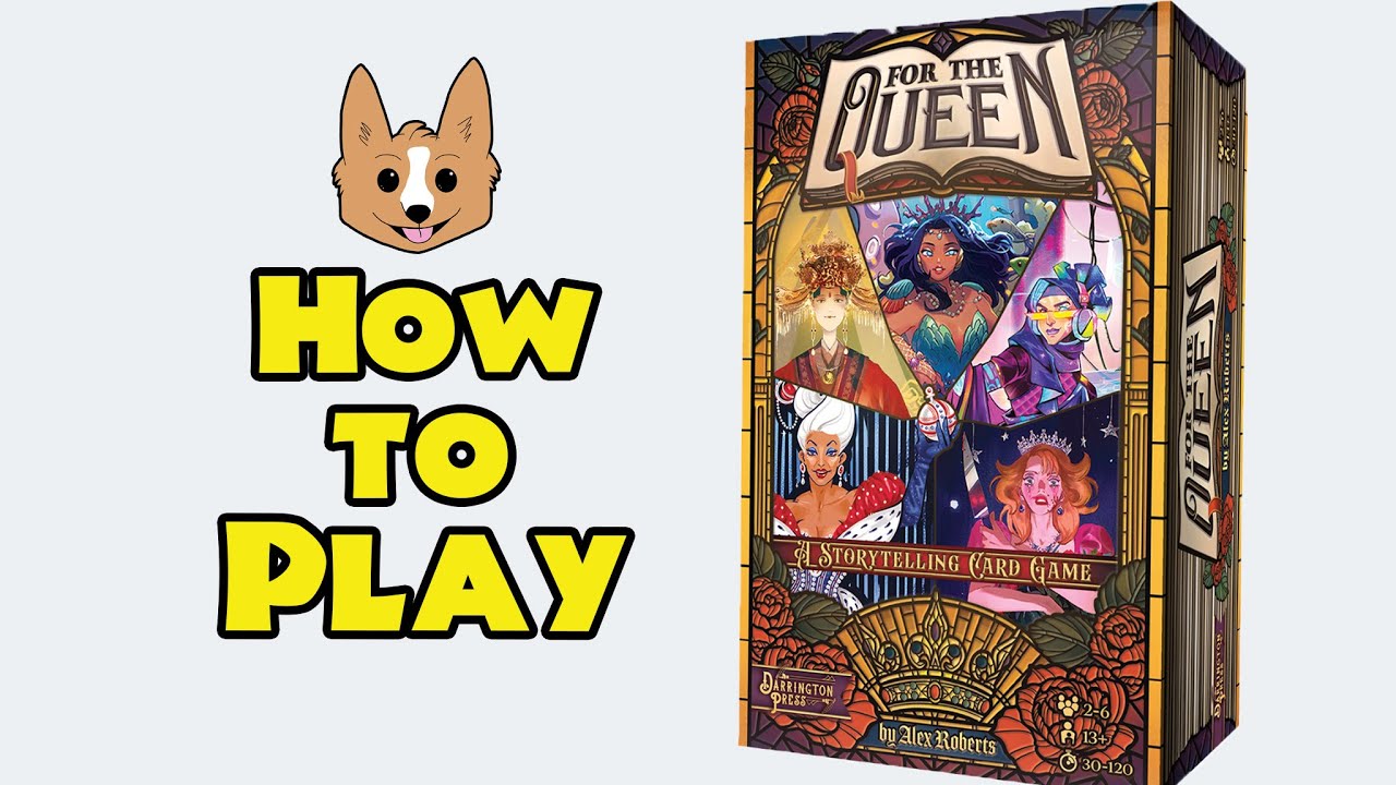 How to Play For the Queen - Board Game Demo - The Game Flames - YouTube
