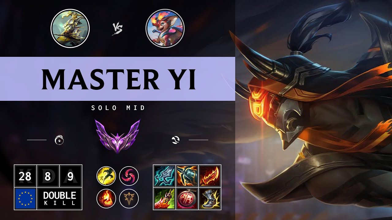 Master Yi Mid vs Smolder: Legendary - EUW Master Patch 14.15 - YouTube