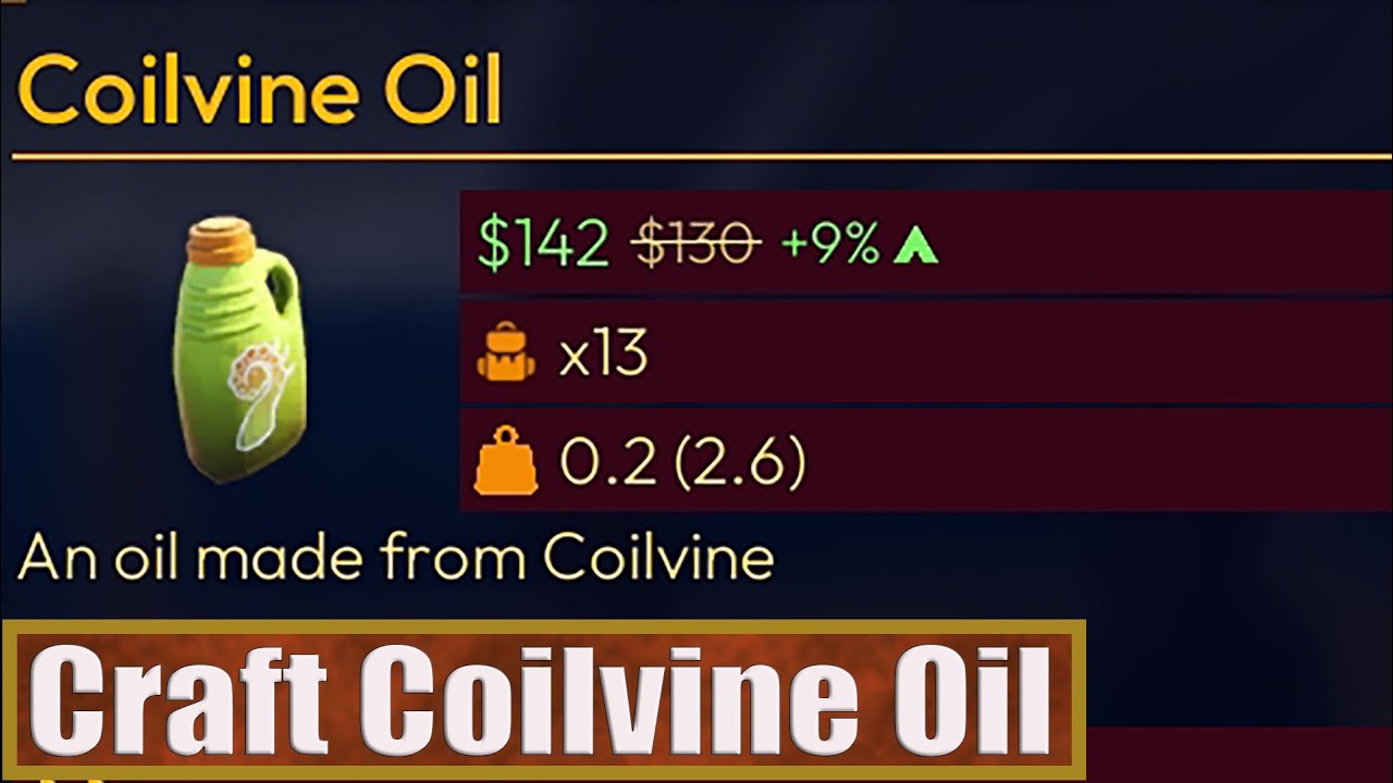 Lightyear Frontier Craft Coilvine Oil - YouTube