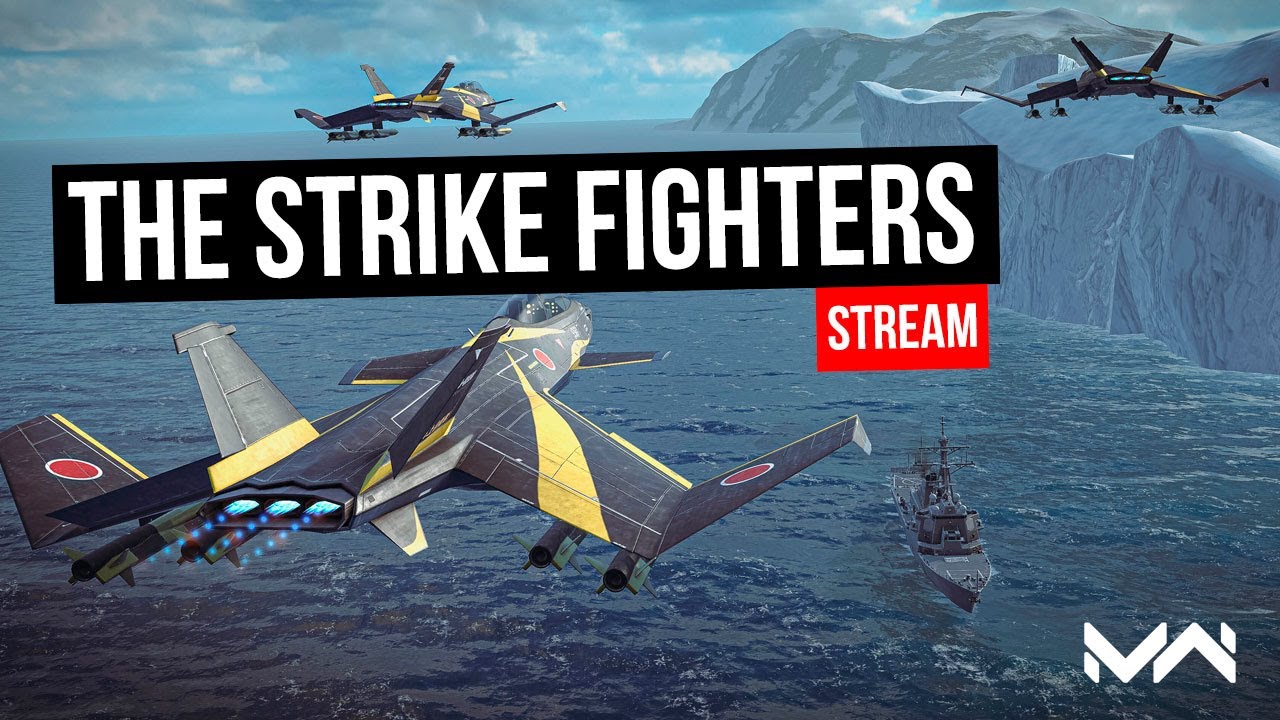 The Strike Fighters stream in Modern Warships - YouTube