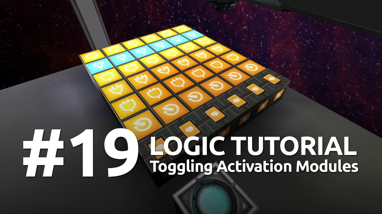 Starmade Logic #19 - Toggling Activation Modules - YouTube