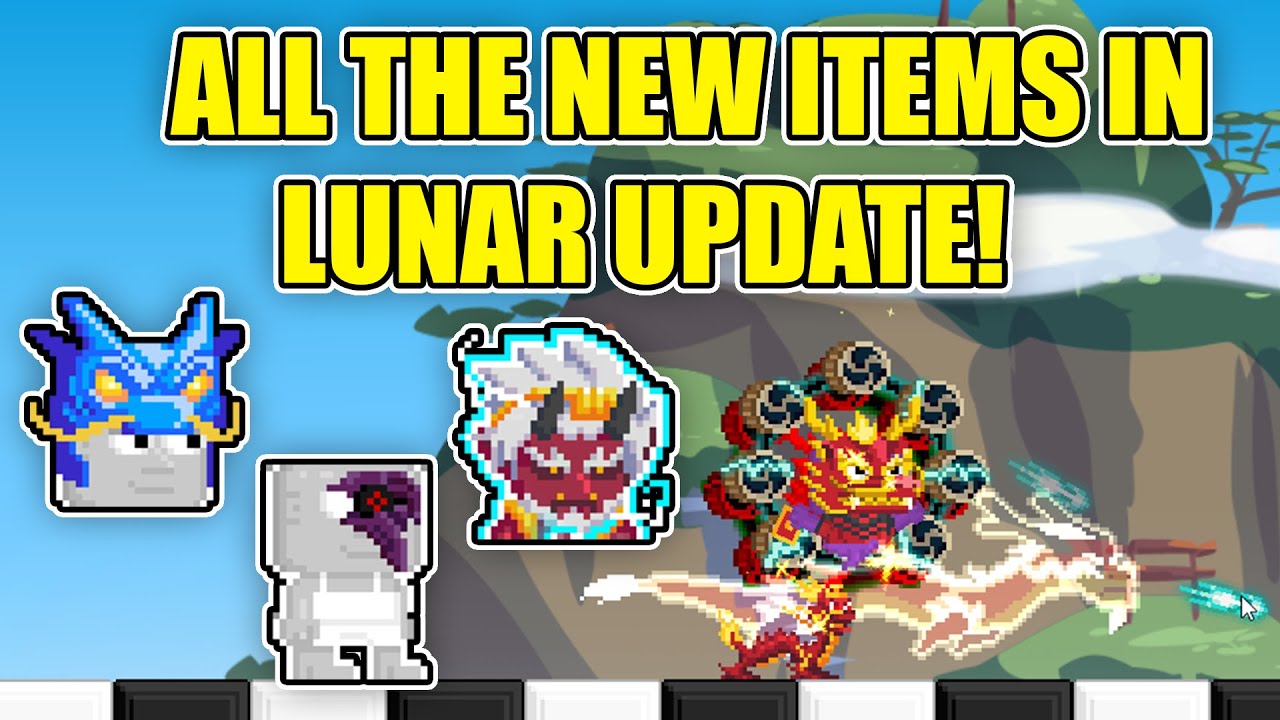 ALL THE NEW ITEMS IN LUNAR UPDATE!! | Growtopia 2024 | - YouTube