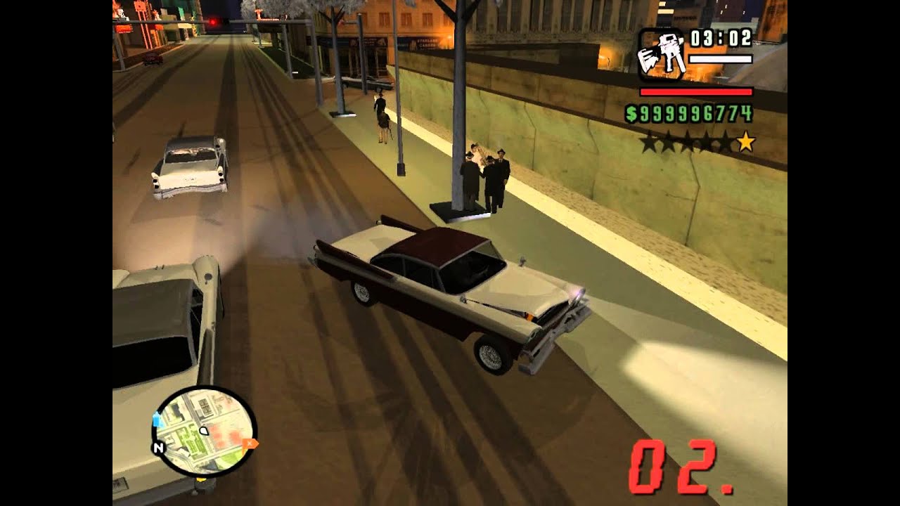 GTA SA Time Travel to 1950's - YouTube