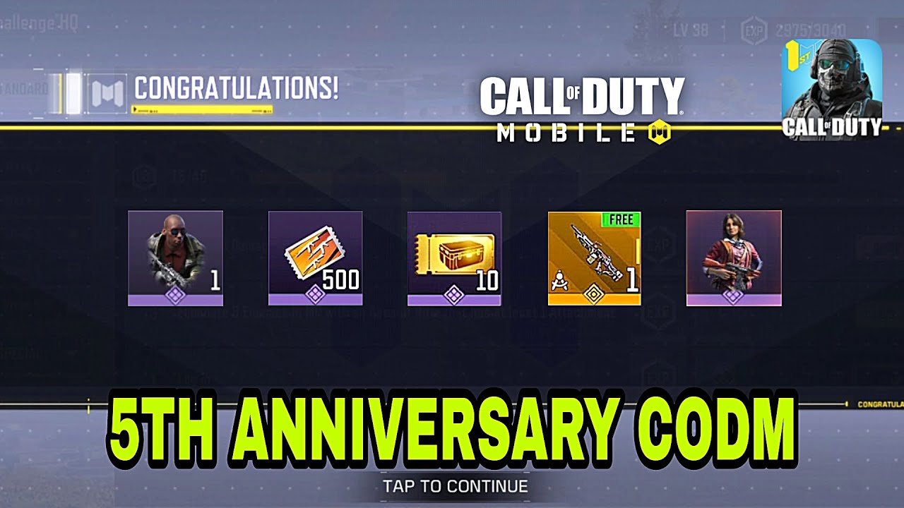 *FREE* 5th Anniversary CODM: FREE GOLDEN COUPONS + SERIES POINT ...
