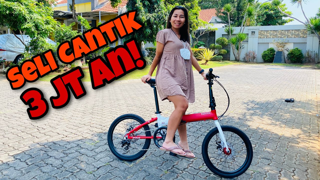 GA SAMPE 7 JUTA RUPIAH DPT 2 SELI CANTIK! UNBOXING SEPEDA LIPAT PRO ...