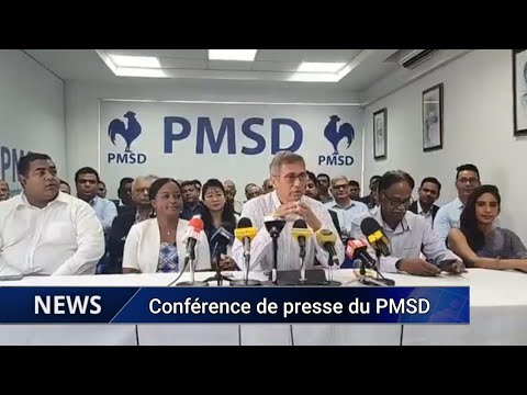 Conférence de presse du PMSD- Xavier Duval #mauritius #youtube #news # ...