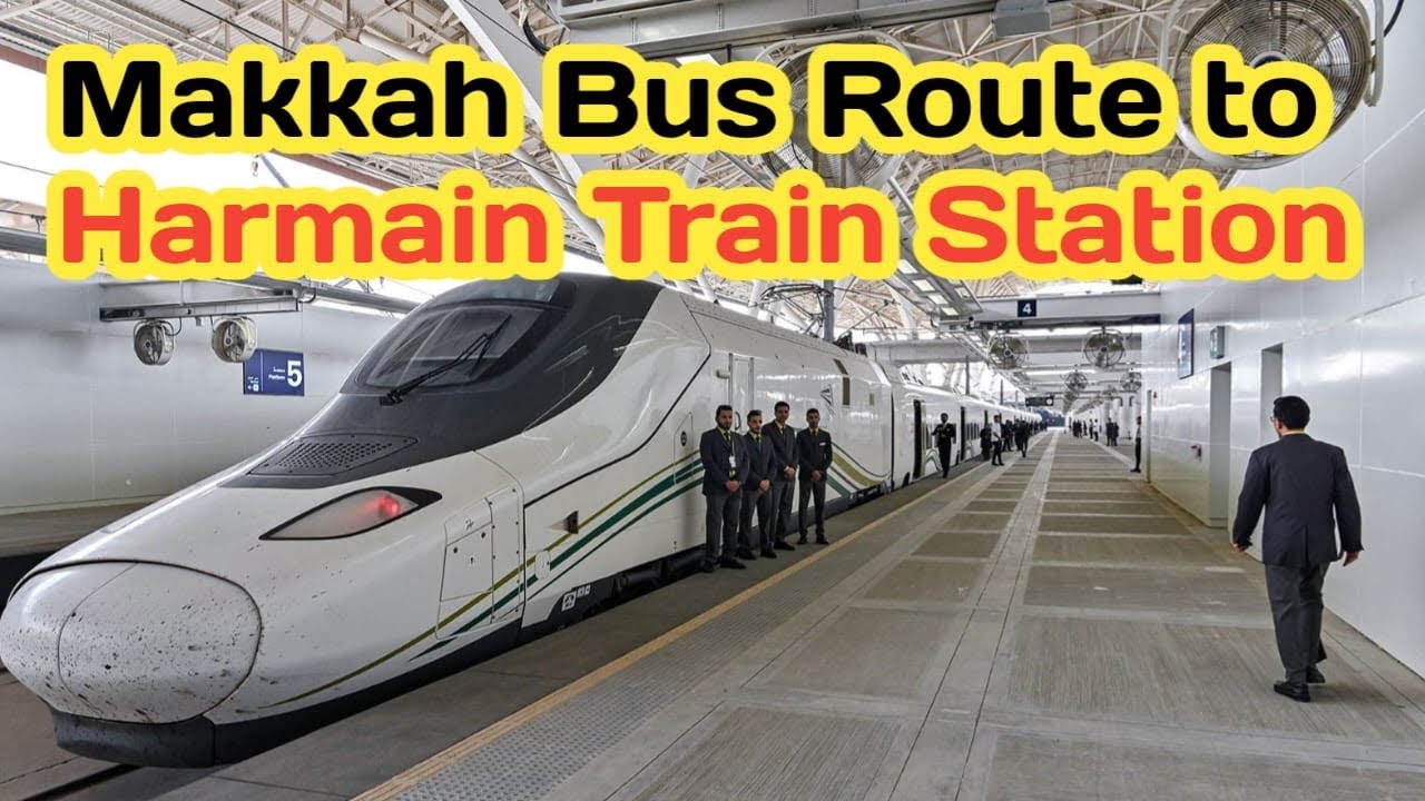 Bus Route Makkah HHR train - YouTube