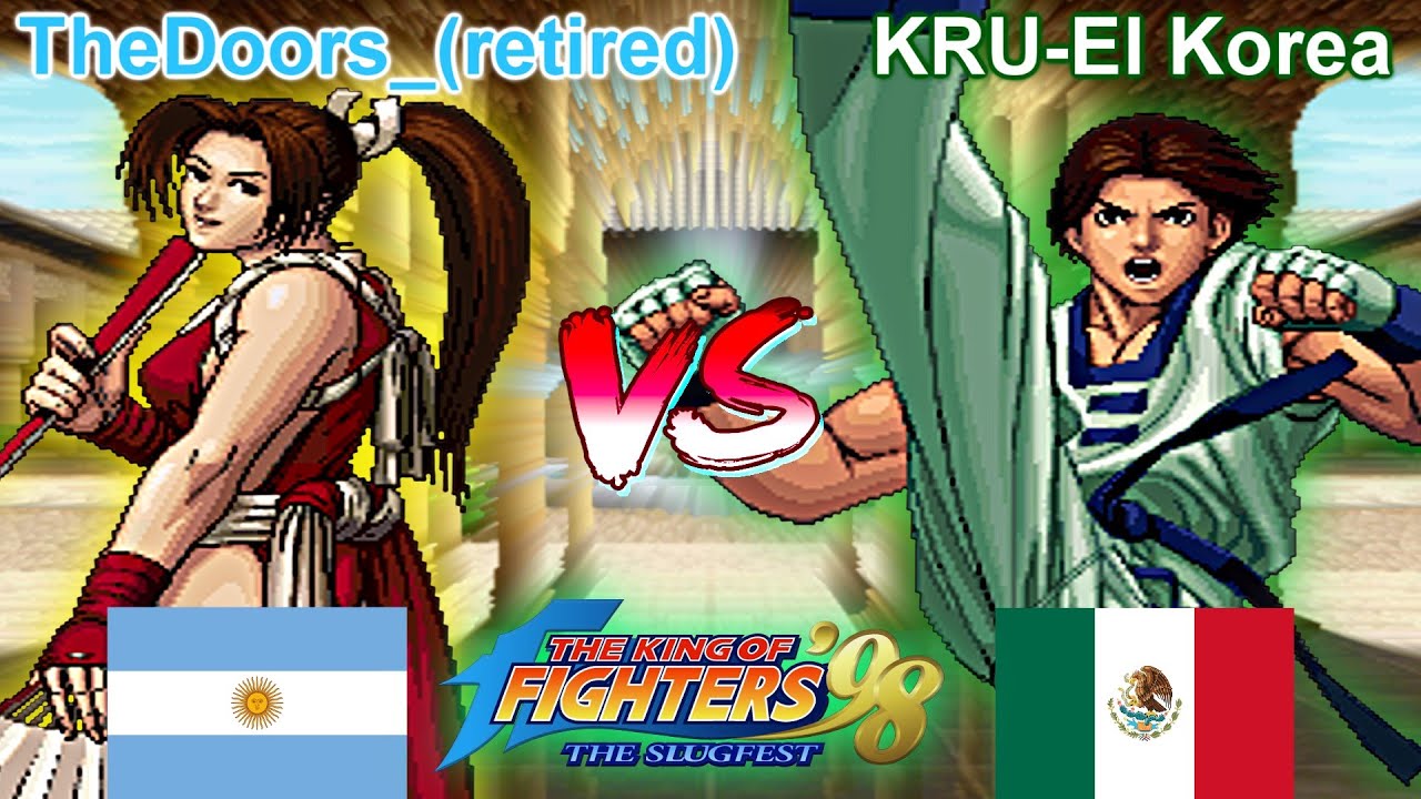 KOF 98 - TheDoors_(retired) vs KRU-El Korea - YouTube