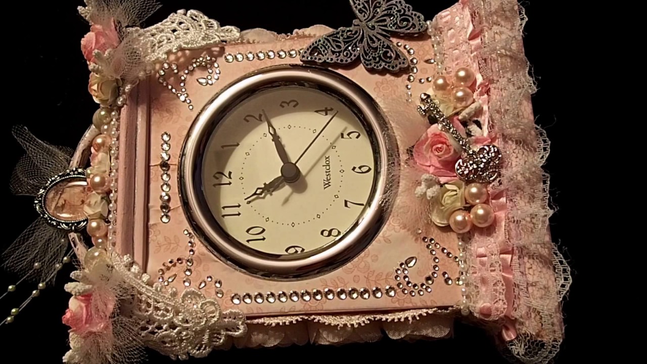 Shabby Chic Altered Clock - Project Share - YouTube