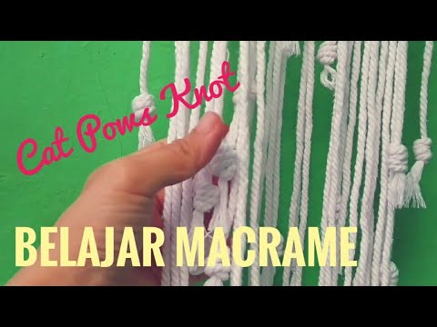 Belajar Simpul Macrame - YouTube