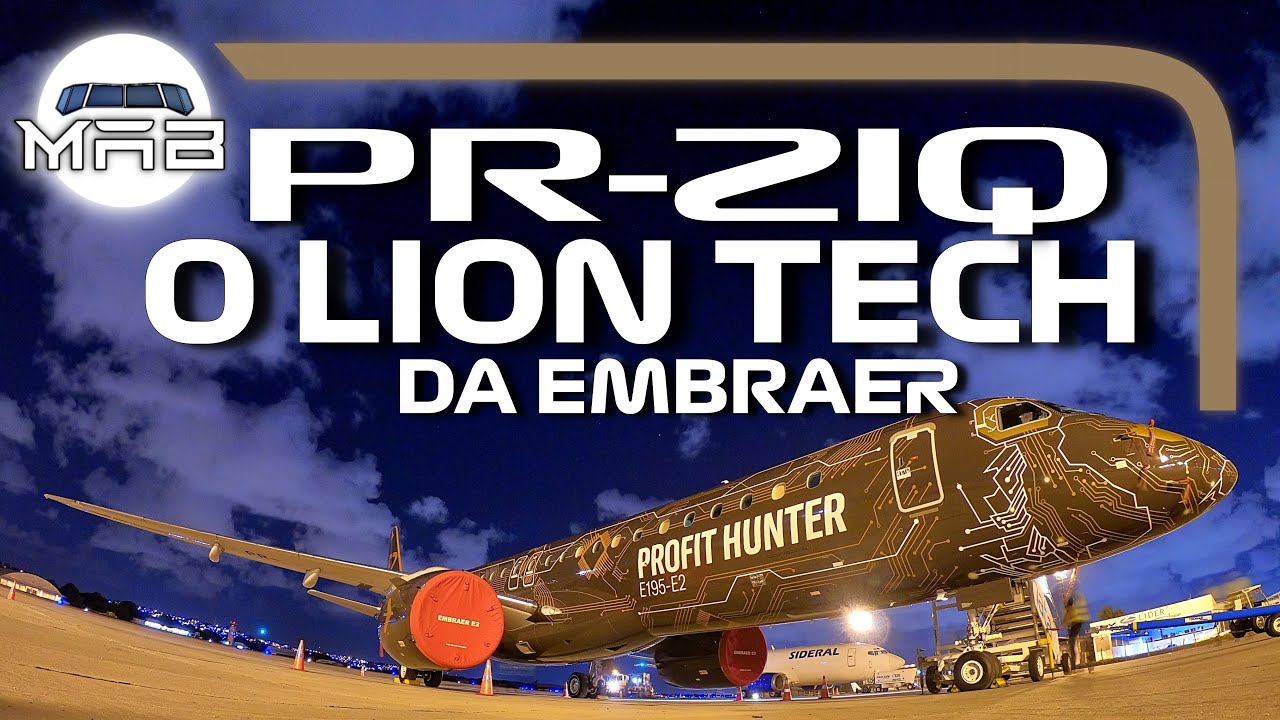 O Profit Hunter da Embraer nas cores Tech Lion "PR-ZIQ" - YouTube