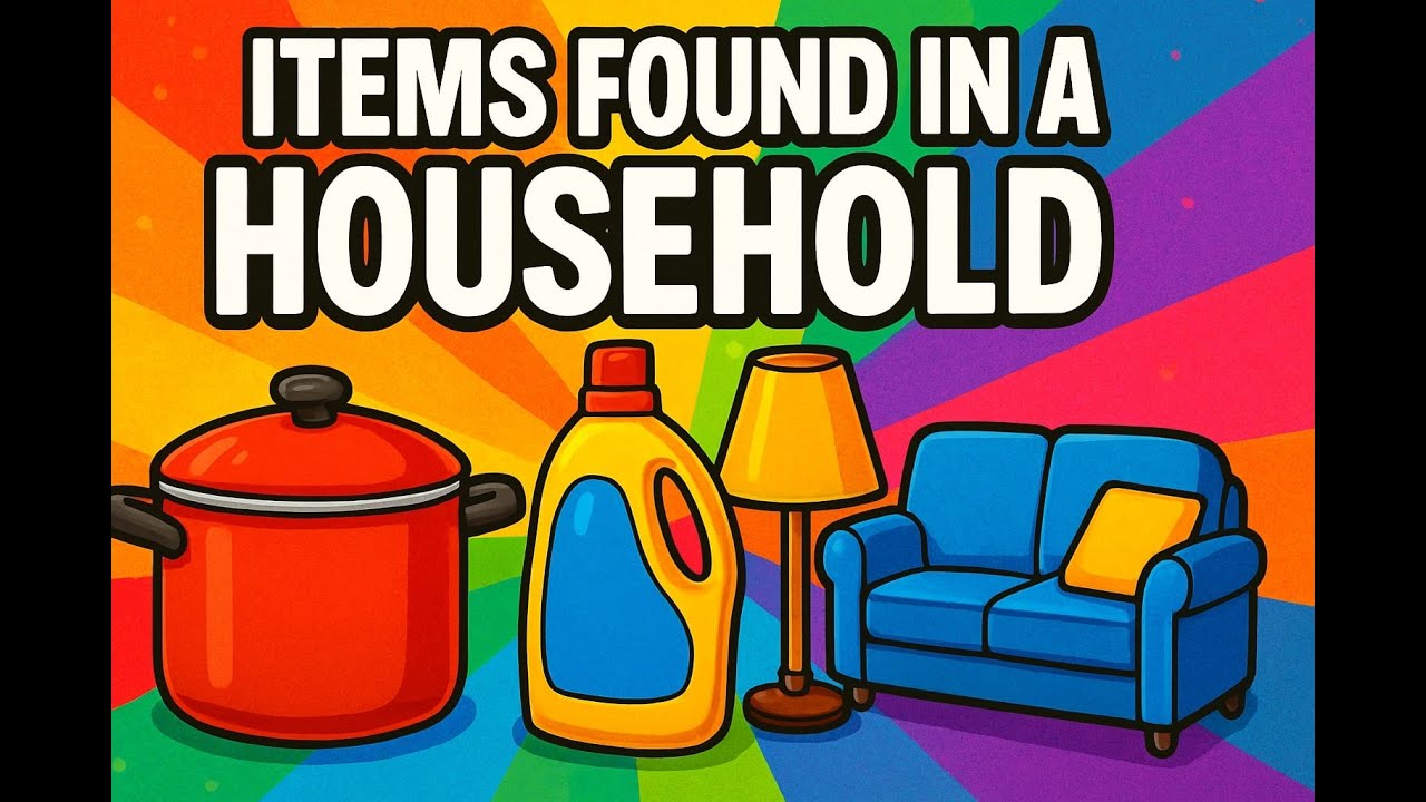 Sing and Learn: Household Items 🪑🎵 | Fun & Catchy Home Song for Kids ...