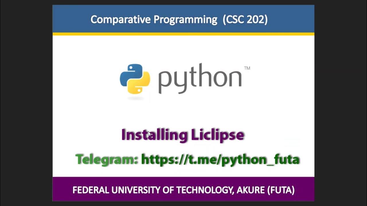 Installing LiClipse Python IDE and Getting started with using it for python programming. - YouTube