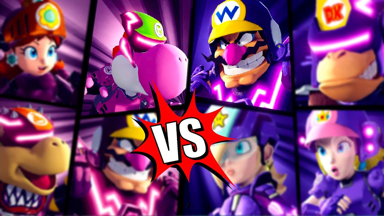 Yoshi vs Wario: Epic Battle on the Strikers Battle League Field - YouTube
