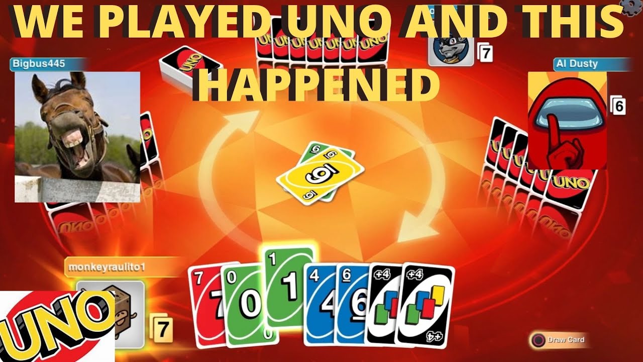 Uno funny moments: we played uno and this happened - YouTube