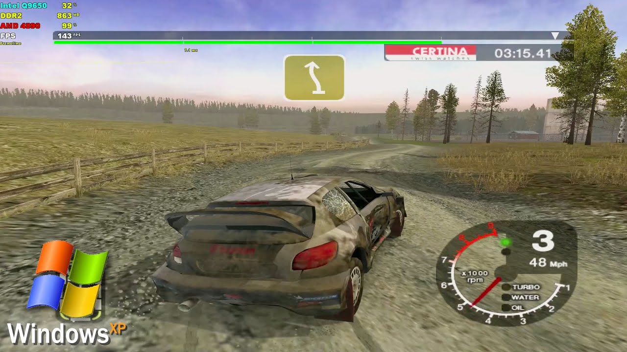 Colin Mcrae Rally 2005 on Windows XP in 2025 - YouTube