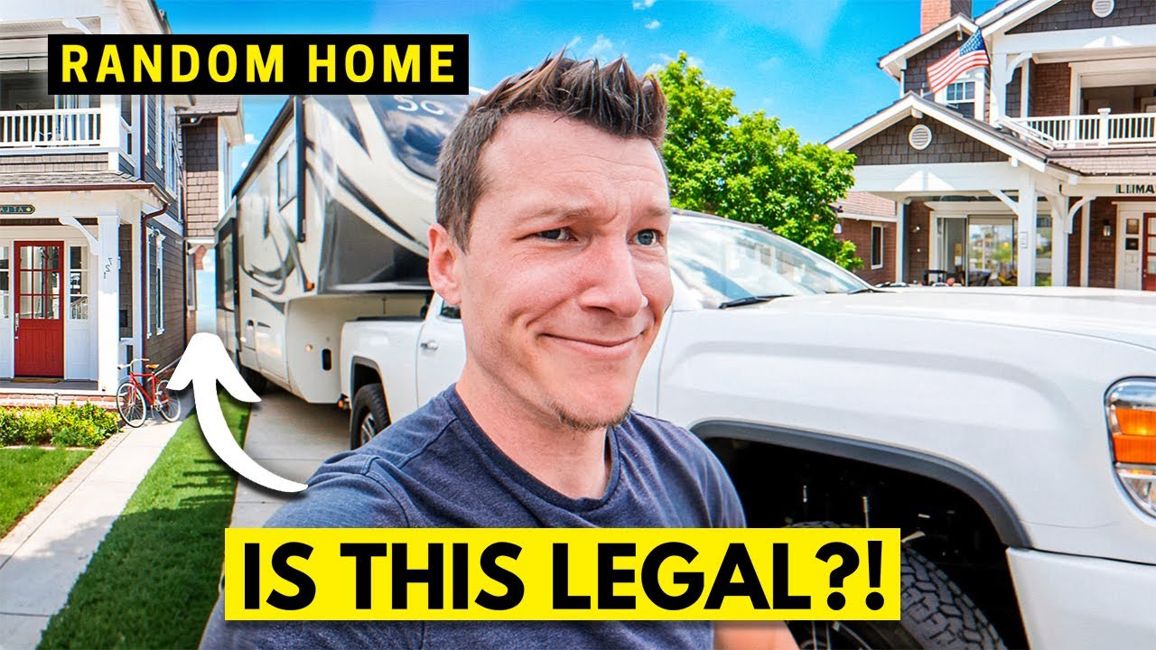 RV Camping on STRANGERS PROPERTY! Would You do THIS? - YouTube