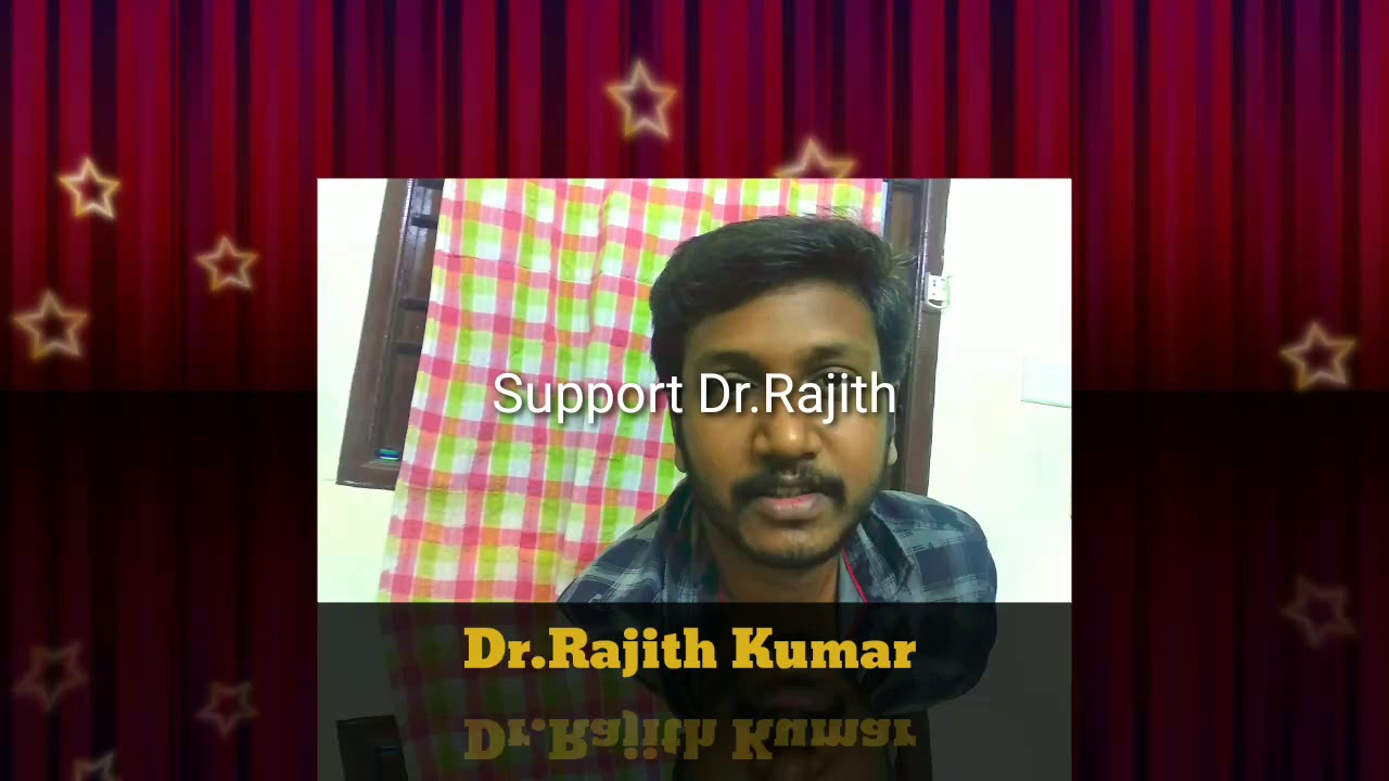 Dr.Rajith kumar Shocking News Big Boss - YouTube
