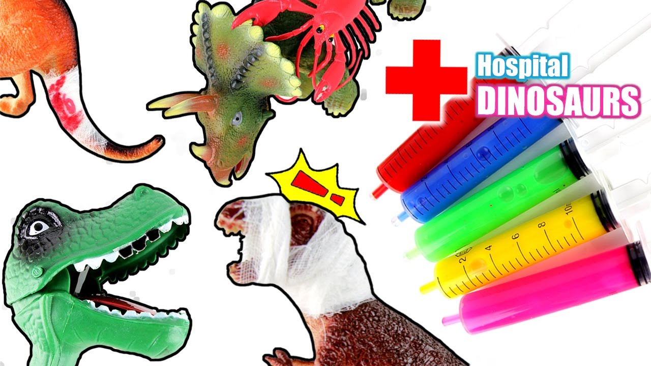 Dino Hospital - Learn Names Of Dinosaurs - Kid Dinosaurs Videos - YouTube