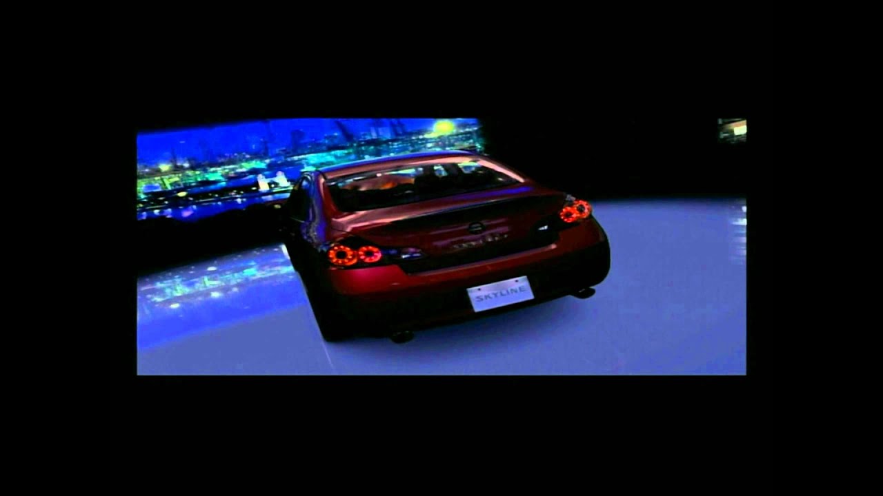 GT5 Demonstration Movie V36 SKYLINE SEDAN RED - YouTube