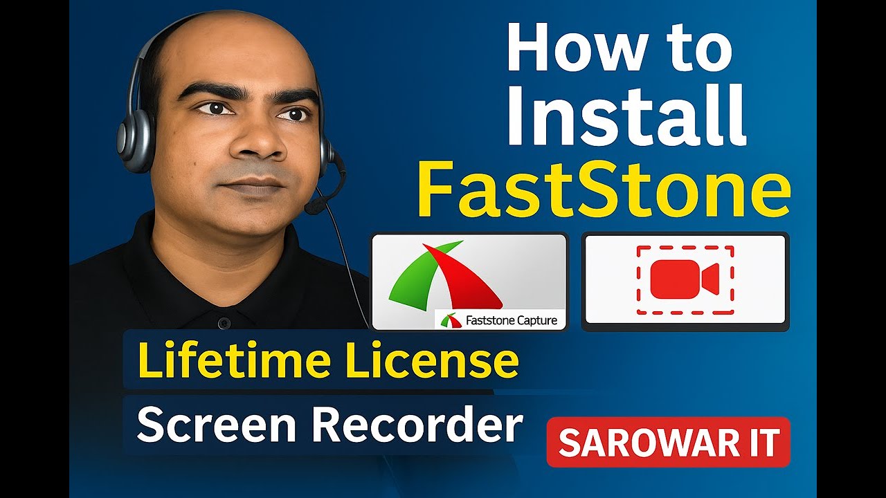 How to Install FastStone Capture | Computer Screen Recorder | Bengali Tutorial | Sarowar IT ...