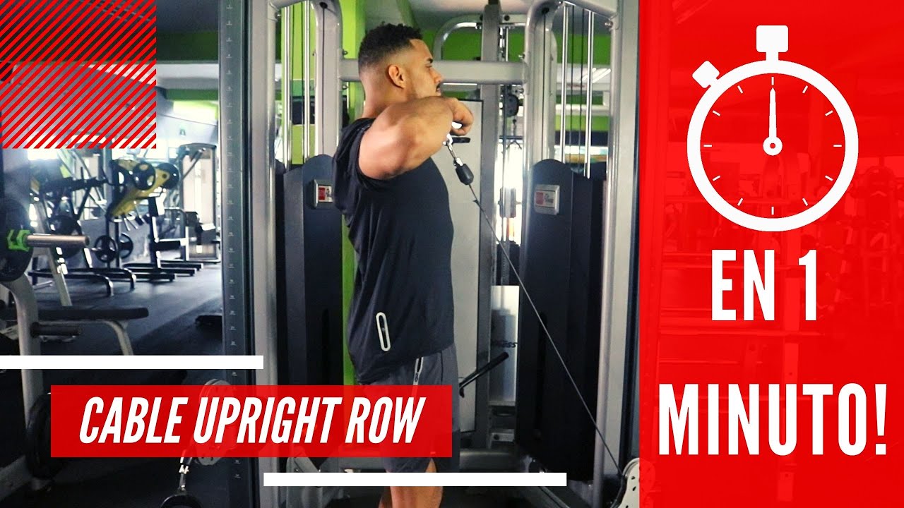 🦍 CABLE UPRIGHT ROW 🦍/ 🦍 REMO VERTICAL CON POLEA 🦍 - YouTube