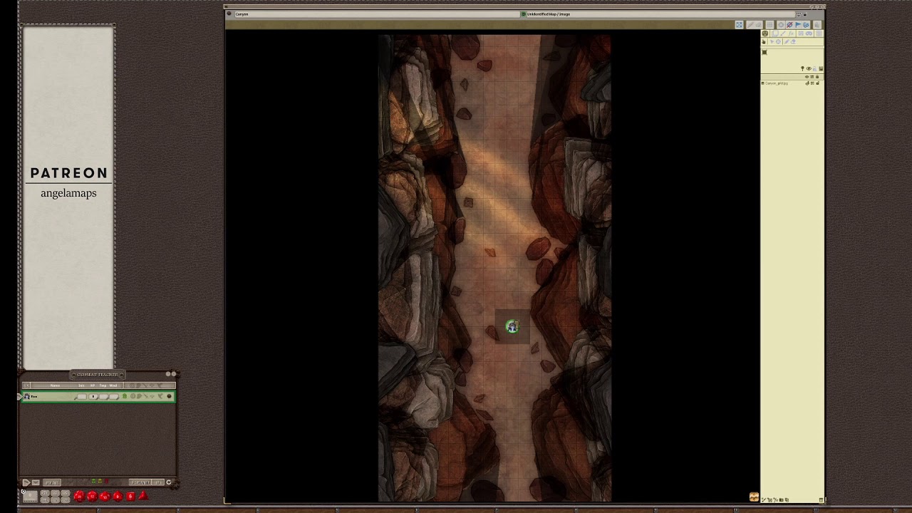 Canyon battlemap for D&D, Pathfinder or other TTRPGs using Fantasy ...